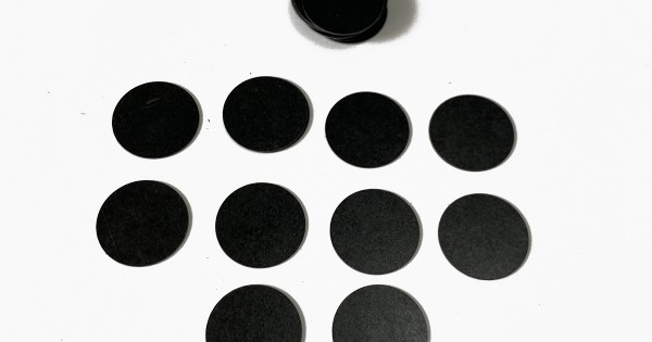 Black Phenolic Paper Ferrule Tip Pads
