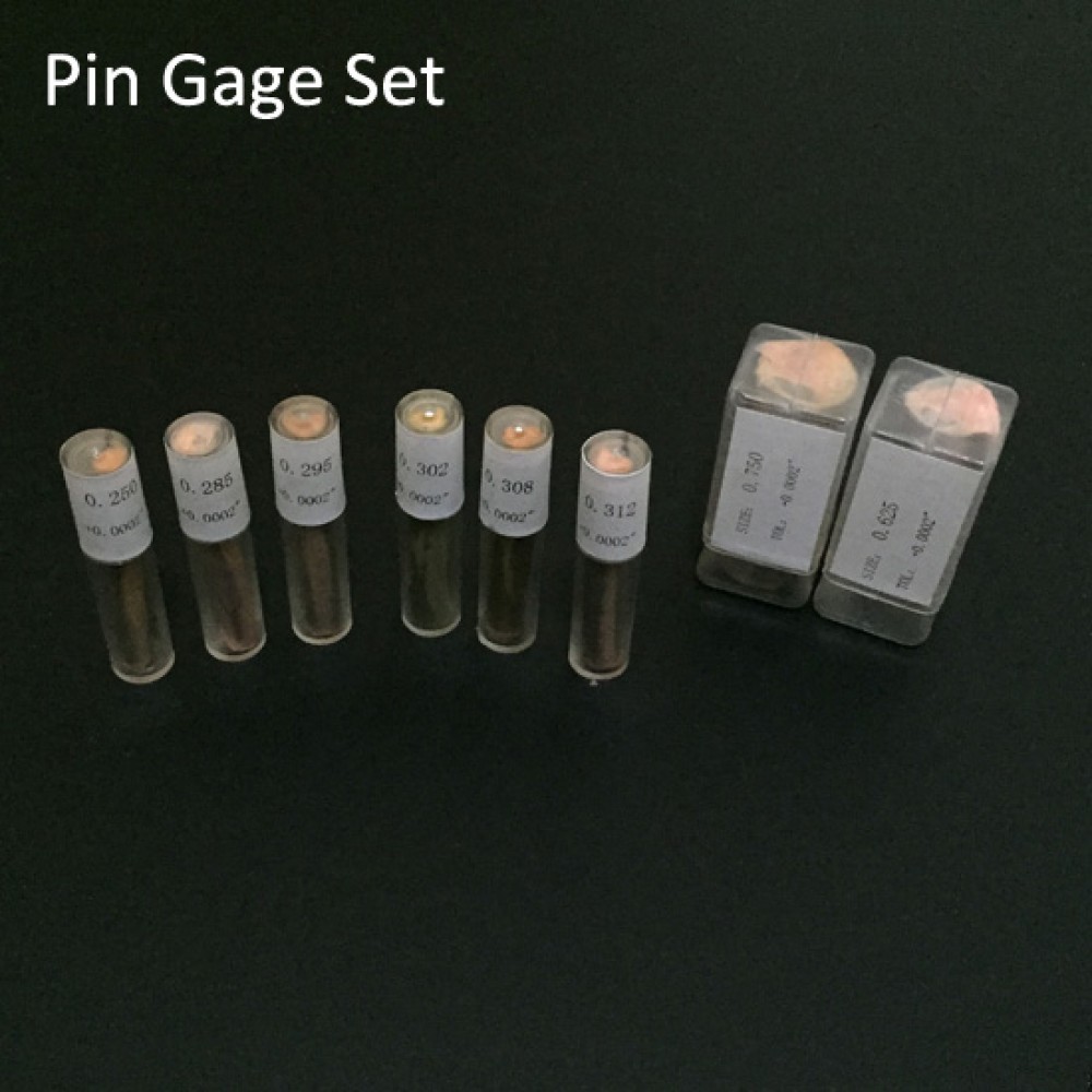 Pool Cue Pin Gage Gauge Set ( 8 Sizes )
