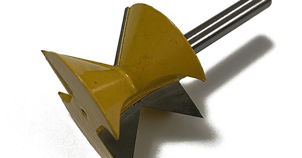 Vertical 90 Degree Carbide Point Cutter Female (up to 1" width)